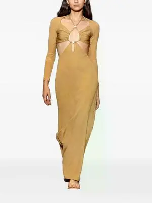PatBO Embellished Cut-out Maxi Dress