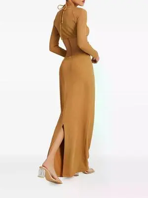 PatBO Embellished Cut-out Maxi Dress