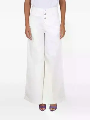 DEPARTMENT 5 Buttoned Wide Leg Trousers