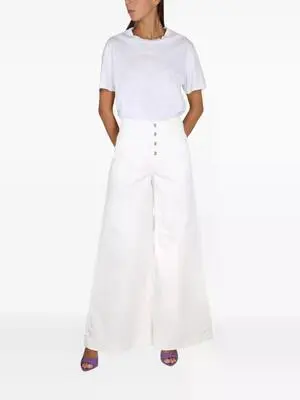 DEPARTMENT 5 Buttoned Wide Leg Trousers