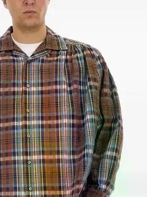 AIE Checked Cotton Shirt - Blue