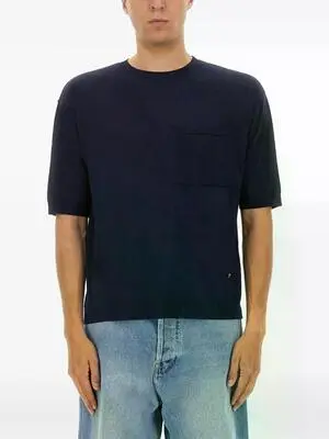 Moschino Patch-pocket T-shirt - Blue