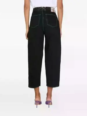 DEPARTMENT 5 Button Stitching Cropped Jeans