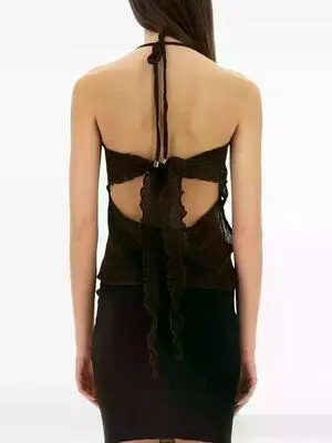 SELIA RICHWOOD Lily Cut-out Halter Top