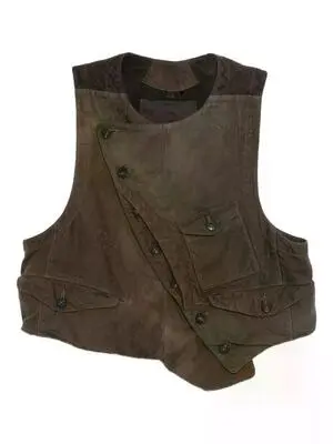 Ziggy Chen Collared Vests For Men