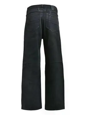 BREATH Coated Biker Jeans