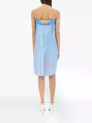 Moschino Striped Midi Dress - Blue