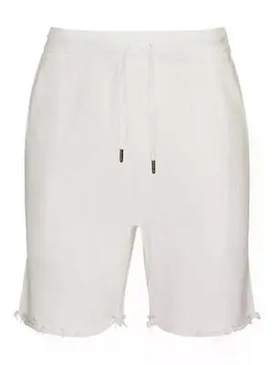 SEROYA Chris Frayed-hem Shorts - White
