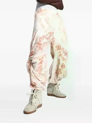 ONETEASPOON Snakeskin Print Harem Trousers
