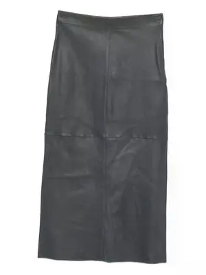 ALYSI Stretch Leather Skirt
