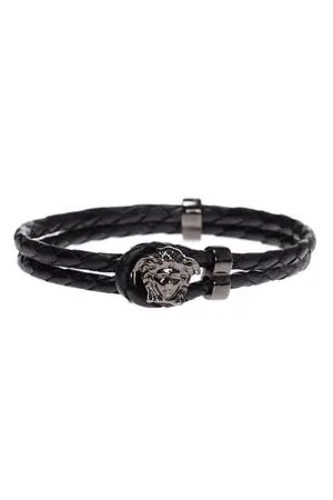 Versace Medusa Head Braided Bracelet