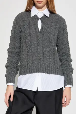 Loewe Wool Cable Stitch Sweater