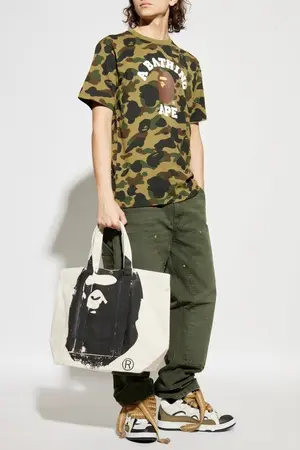 A BATHING APE T-shirt With "moro" Motif