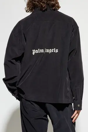 Palm Angels Corduroy Shirt With Pockets
