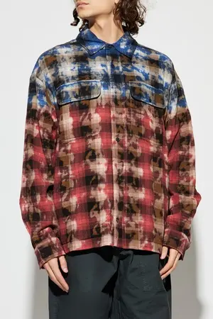 Palm Angels Checked Pattern Shirt