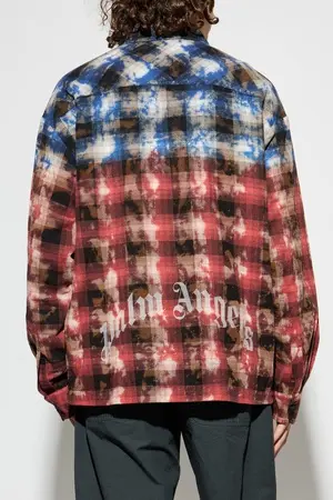 Palm Angels Checked Pattern Shirt