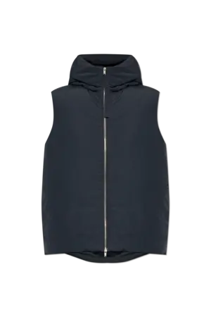 JIL SANDER Quilted Vest With Hood