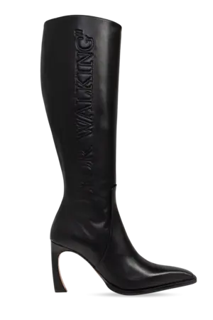 Off-White Heeled Knee High Boots