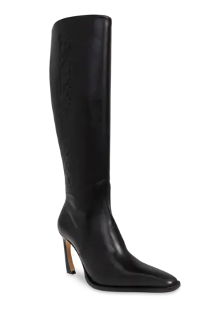 Off-White Heeled Knee High Boots