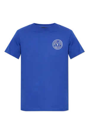 Versace T-shirt With Print - Blue