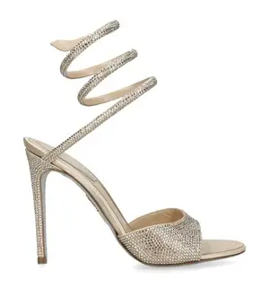 Rene Caovilla Embellished Wrap Sandals 105
