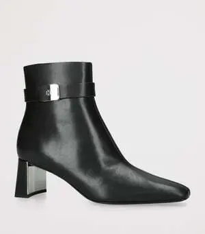 Tory Burch Leather Georgia Ankle Boots