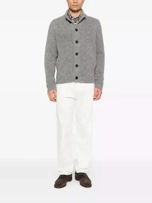 FILIPPO DE LAURENTIIS Buttoned Wool Cardigan