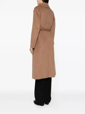 Tahari Belted Maxi Wrap Coat