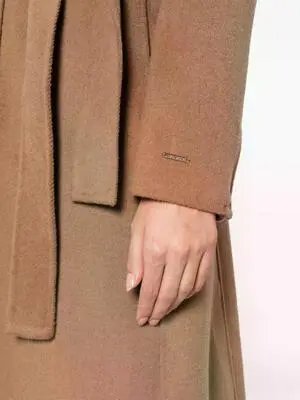 Tahari Belted Maxi Wrap Coat