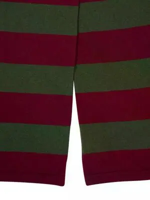PAULA Striped Trousers With Elasticated Waistband And Drawstring Detail