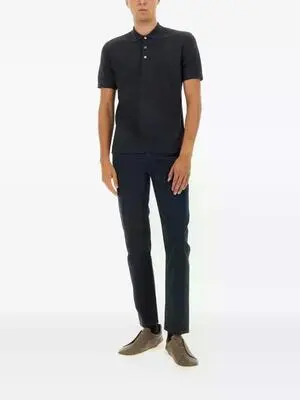 Zegna Buttoned Polo Shirt