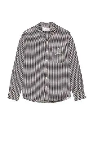 HOUSE OF SUNNY Gingham Shirt In Blue - Navy