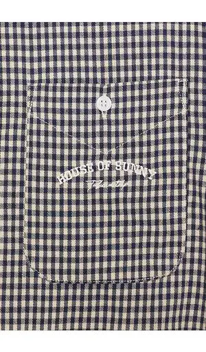 HOUSE OF SUNNY Gingham Shirt In Blue