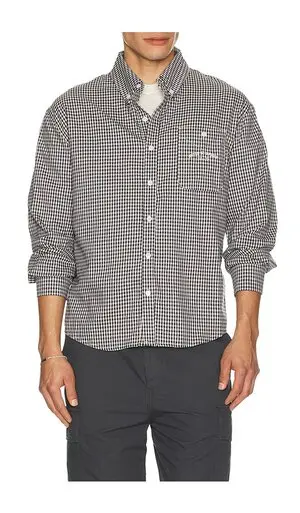 HOUSE OF SUNNY Gingham Shirt In Blue