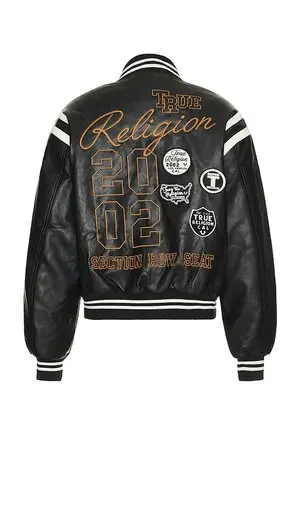 True Religion Retro Varsity Jacket