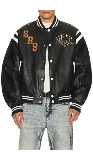 True Religion Retro Varsity Jacket