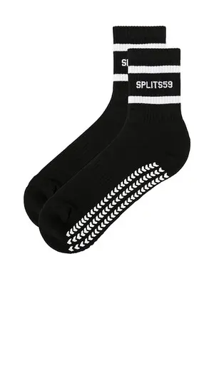 Splits59 Logo Stripe Ankle Grip Socks