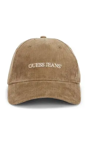 GUESS JEANS Corduroy Cap - Safari Tan