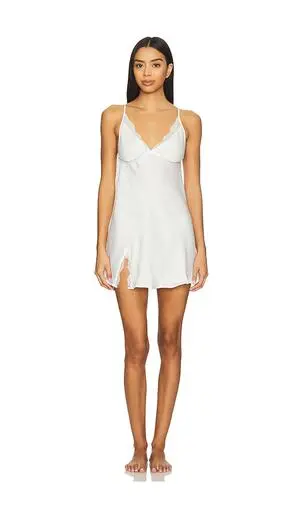 Flora Nikrooz Madelyn Sueded Charm Slip - Ivory