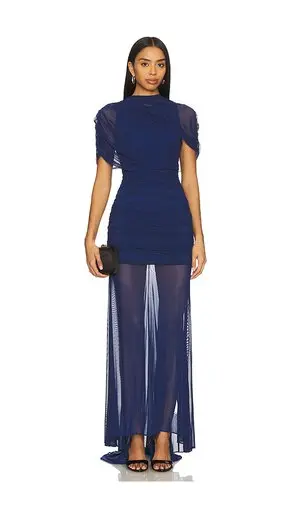 Amanda Uprichard Evianna Gown - Navy
