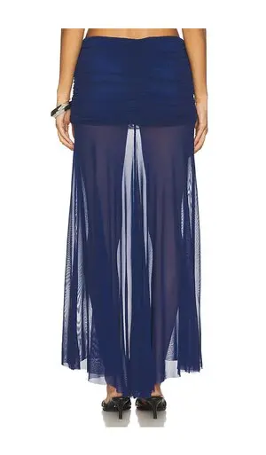 Amanda Uprichard Leo Skirt - Navy