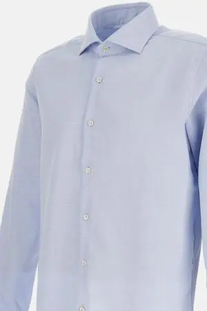 BAGUTTA Camicia Brando Classica - Azzurro
