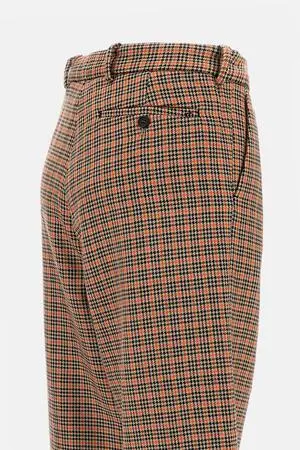 META CAMPANIA COLLECTIVE Houndstooth Wool Trousers