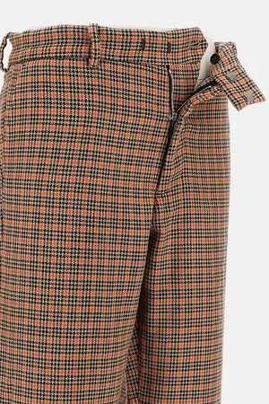 META CAMPANIA COLLECTIVE Houndstooth Wool Trousers