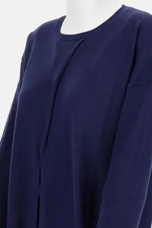 HIRA X BIFFI Crewneck Sweater With Twist Detail
