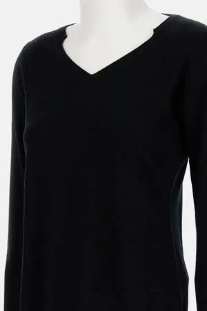 HIRA X BIFFI V-neck Long-sleeve Sweater
