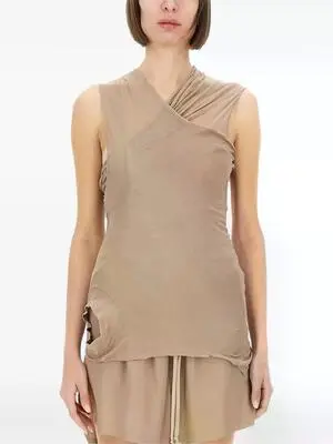 Rick Owens Draped Sleeveless Top