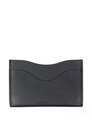 Il Bisonte Leather Cardholder - Black