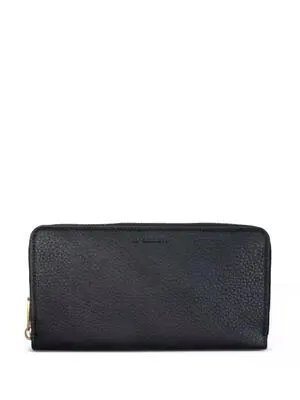 Il Bisonte Zipped Leather Wallet - Black