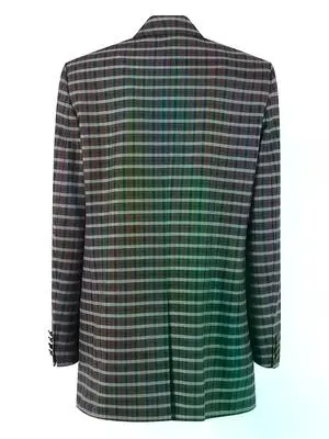 Etro Checked Double-breasted Jacket